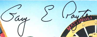 Gary Payton Astronaut Autopen Guide